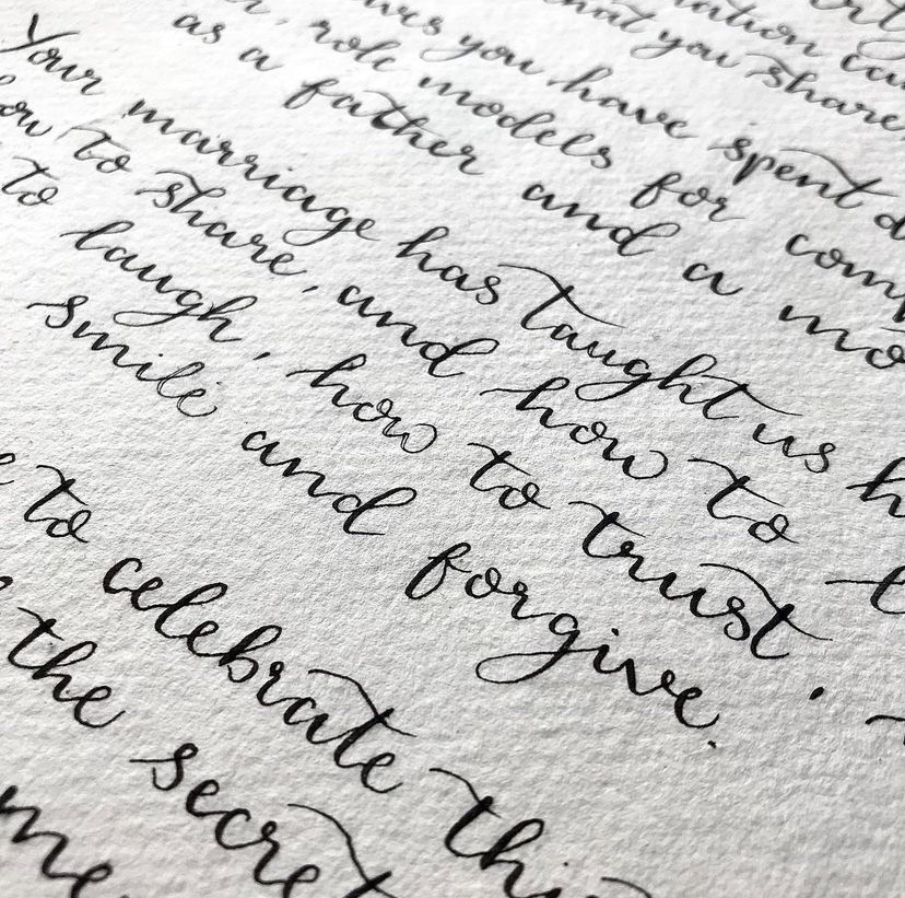 Memorials & Funerals - INKspire Calligraphy